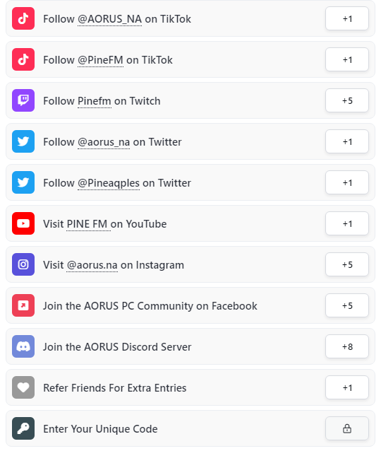 AORUS NA x PINEFM GPU Giveaway - Gleam