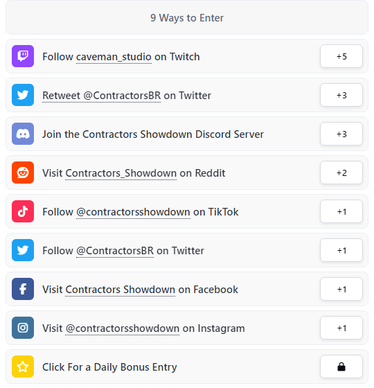 Contractors Showdown - Meta Quest 3 Giveaway - Gleam