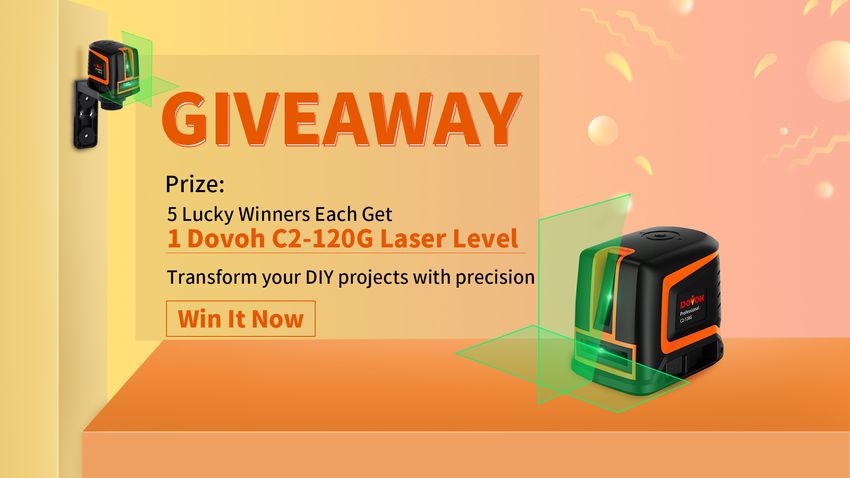 Giving away 5 DIY laser levels to level up your projects! (US only ...